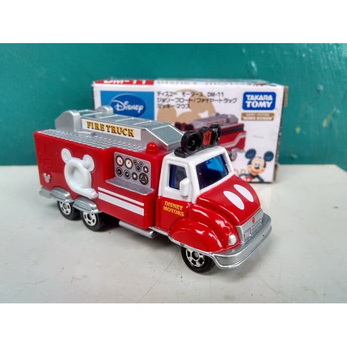 Jual Tomica Disney Motors DM-11 Jolly Float Fire Truck diecast truk takara tomy murah | Shopee ...