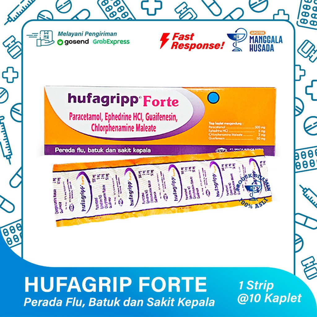 Jual HUFAGRIP FORTE 1 STRIP @ 10 TABLET | Shopee Indonesia
