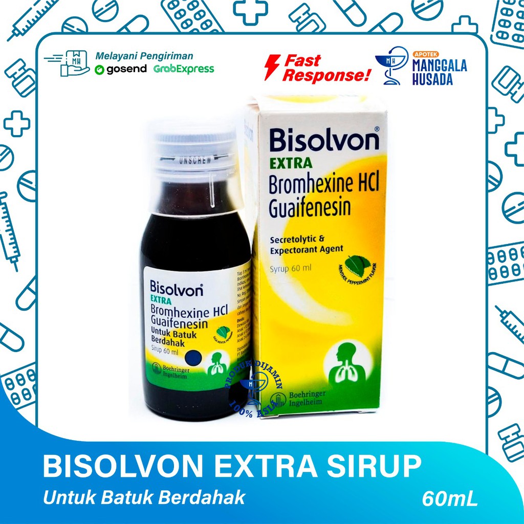 Jual BISOLVON EXTRA SIRUP 60 ML | Shopee Indonesia