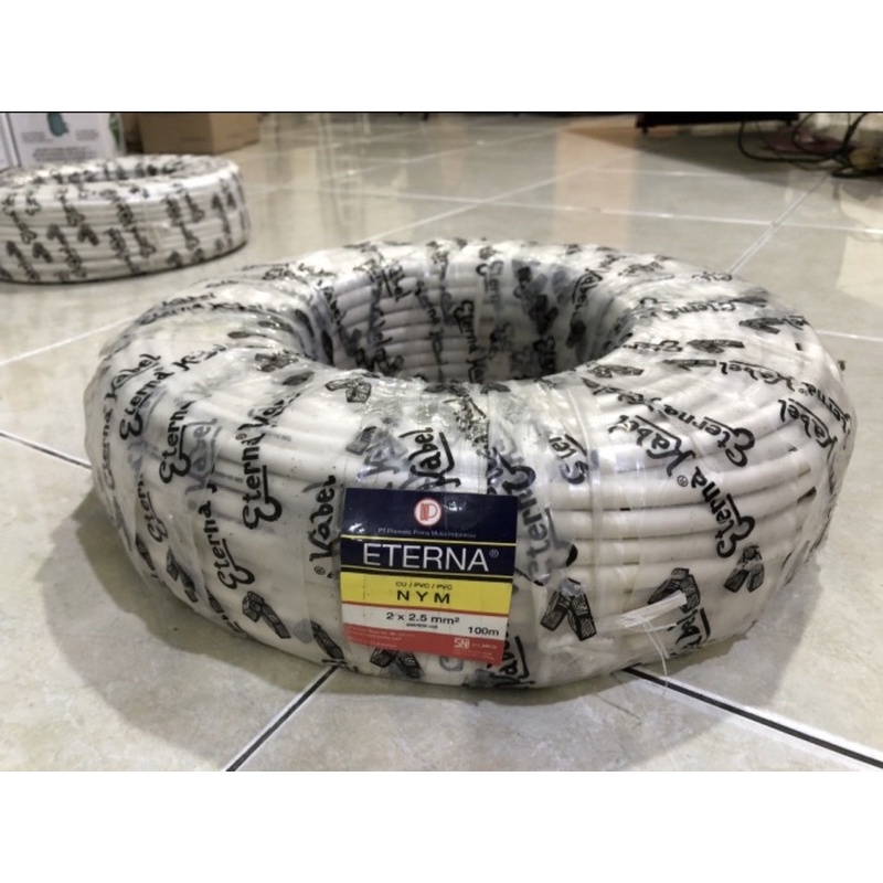 Jual Kabel Listrik ETERNA 2x2.5 PER METER | Shopee Indonesia