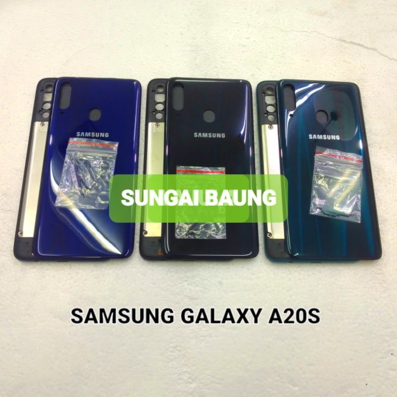 Jual KESING HOUSING CASING FULL SET SAMSUNG GALAXY A20S BEZEL ...