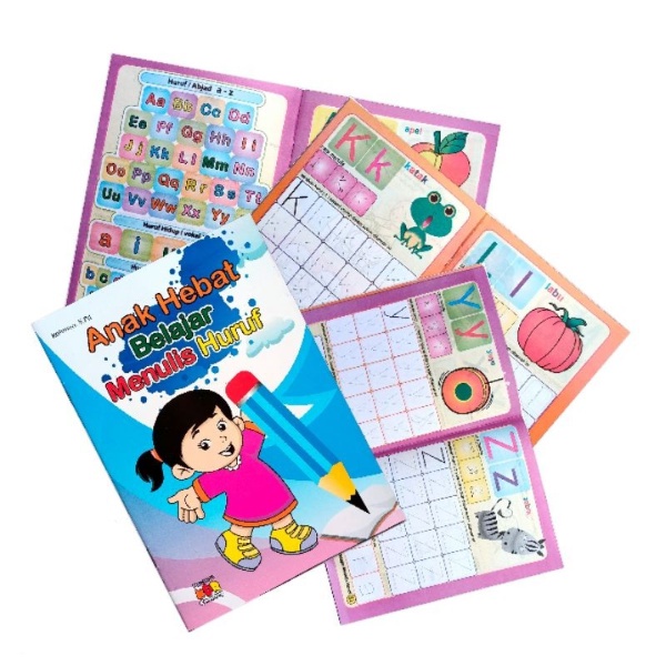 Jual Buku Anak Hebat Menulis Huruf Untuk Anak PRA SEKOLAH PAUD TK PNG ...