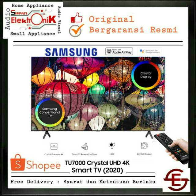 Jual SAMSUNG UA55TU7000 SMART TV 4K UHD CRYSTAL 55inch | Shopee Indonesia