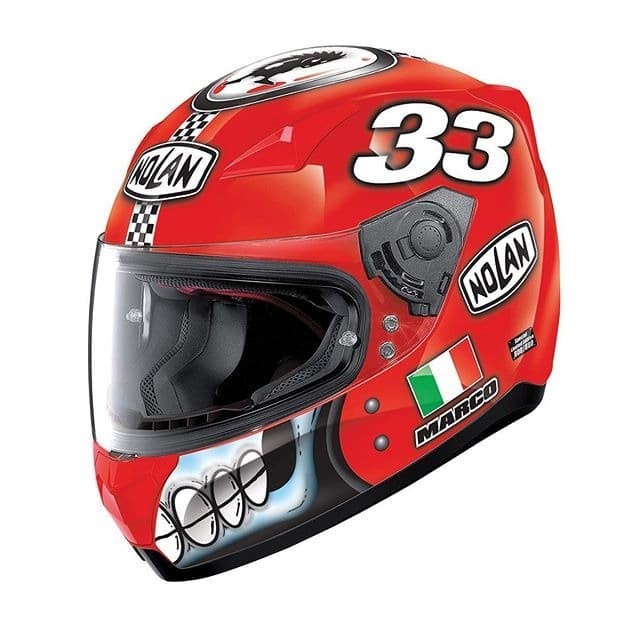Jual Nolan N60.5 Melandri 077 ITA Teeth Gigi Red Limited Edition ...