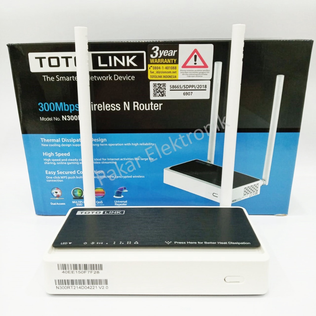 Jual TOTOLINK N300RT 300Mbps Wireless Router | Shopee Indonesia