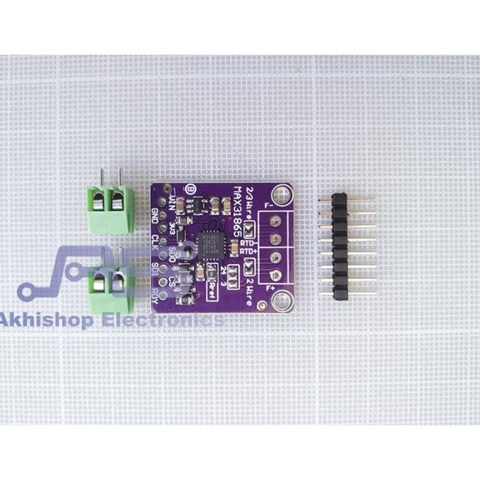 Jual MAX31865 PT100 PT1000 Thermocouple Sensor Amplifier Module RTD to ...