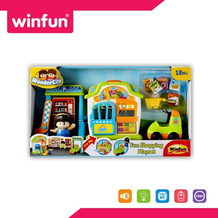 Jual Winfun Fun Shopping Playset | W001308 Mainan Edukasi Anak Bayi ...
