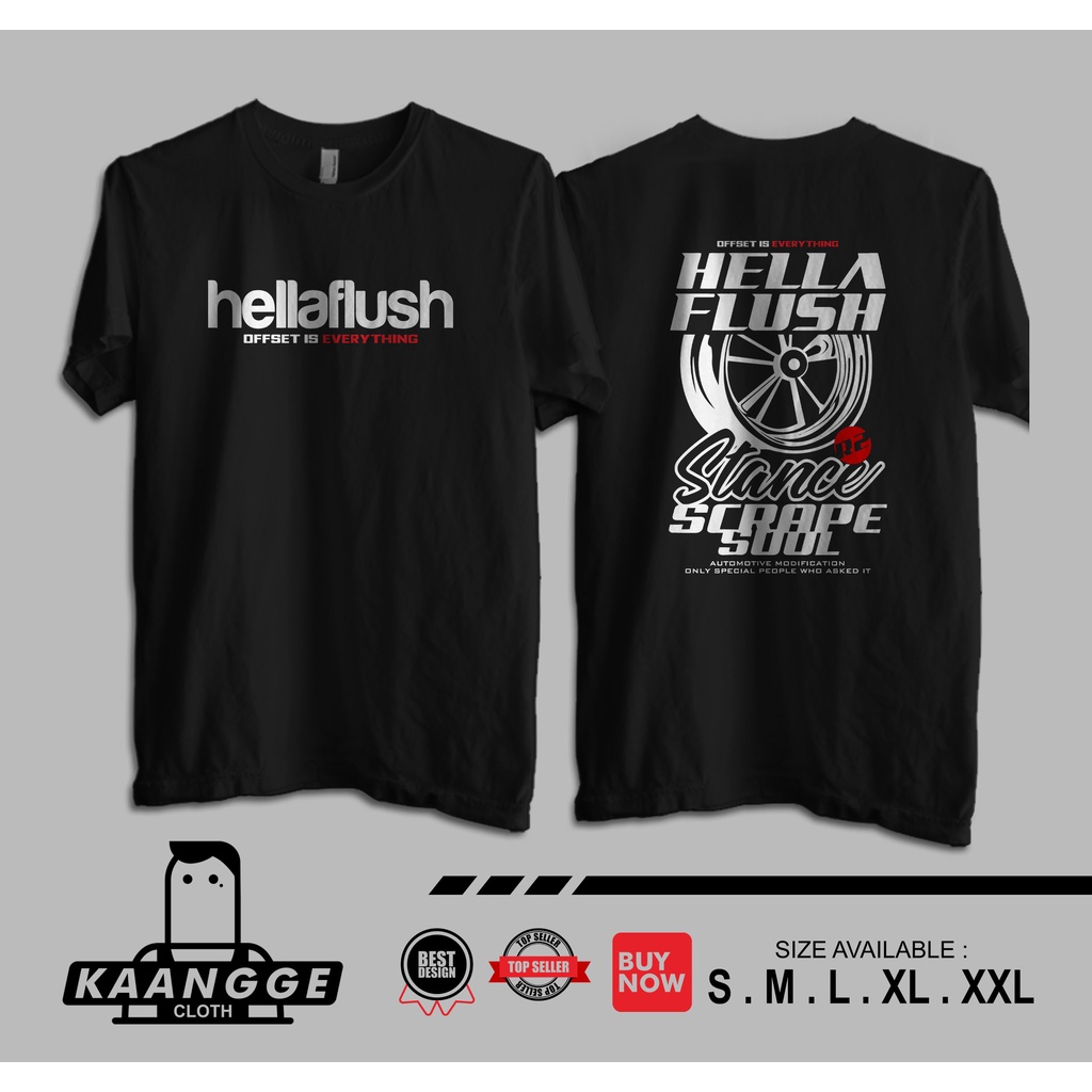 Jual Kaos Hellaflush Hella Flush Offset Is Everything R2 Modifikasi ...