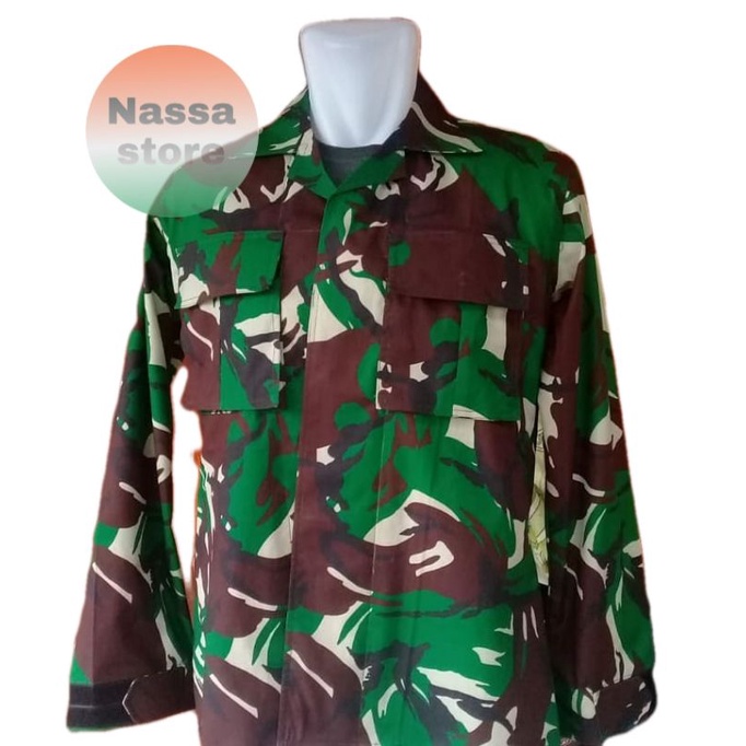 Jual SERAGAM PDL TNI WOOL SRITEX LORENG | Shopee Indonesia