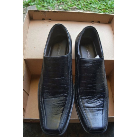 Jual Cardinal Sepatu Kulit Formal / Pantofel Pria (Brandon 1, Hitam ...