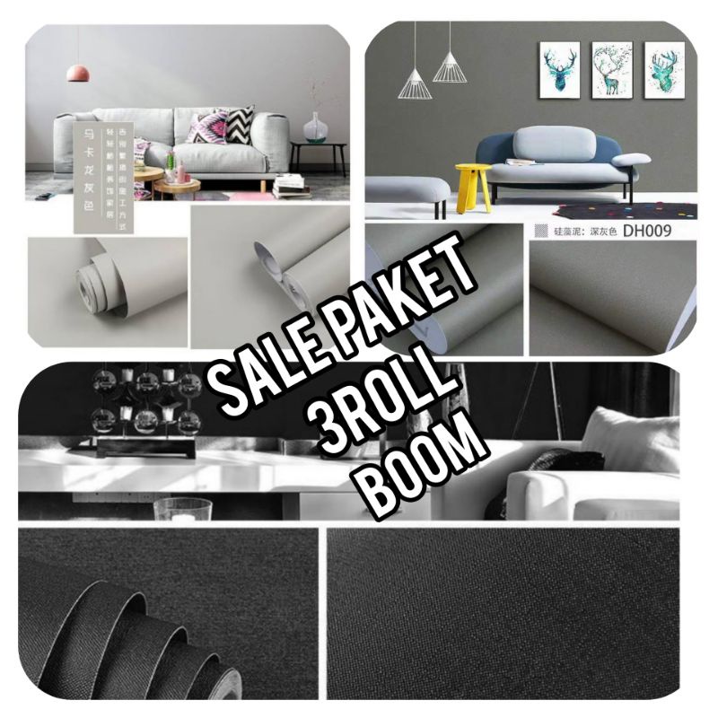 Jual HEMAT BANGET(COD)!! WALPAPER STICKER DINDING MOTIF POLOSAN ...