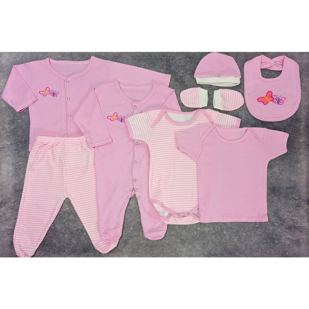 Jual [ Handuk Centre ] Baju Bayi Set 8in1/ Pakaian Baby Set Polos ...