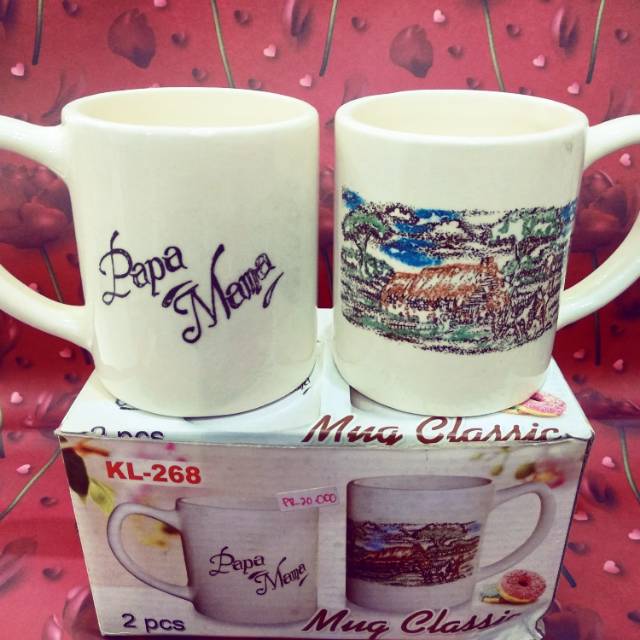 Jual Mug Couple Papa Mama (2pcs) | Shopee Indonesia