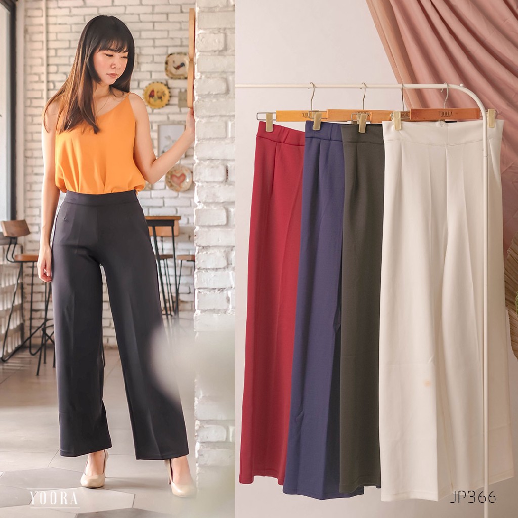 Jual Premium Long Culottes Celana Kulot Scuba Panjang GOOD QUALITY ...