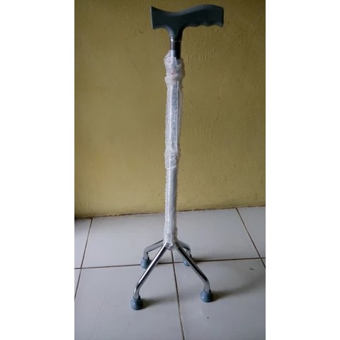 Jual tongkat kaki 4 empat fisioterapi tongkat patah tulang alat bantu ...