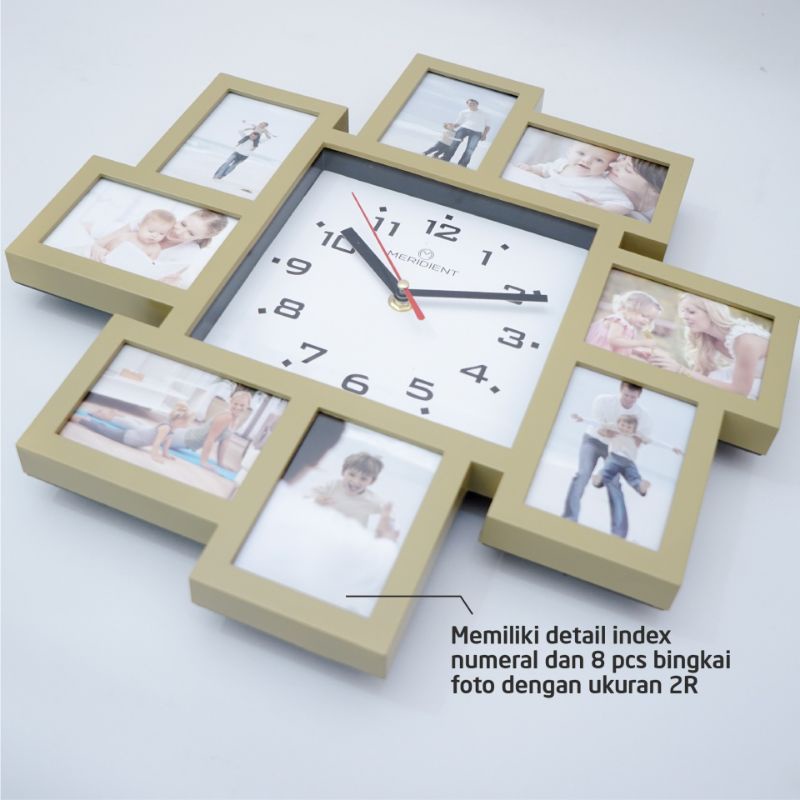Jual JAM DINDING MERIDIENT FRAME FOTO MINIMALIS GRATIS FRAME | Shopee ...