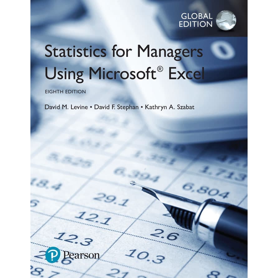 Jual BUKU STATISTIC FOR MANAGERS USING MICROSOFT EXCEL 8E - HARD COVER ...
