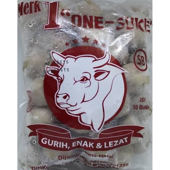Jual Bakso sapi one suke isi 50 butir rasa menggelegar dunia | Shopee ...