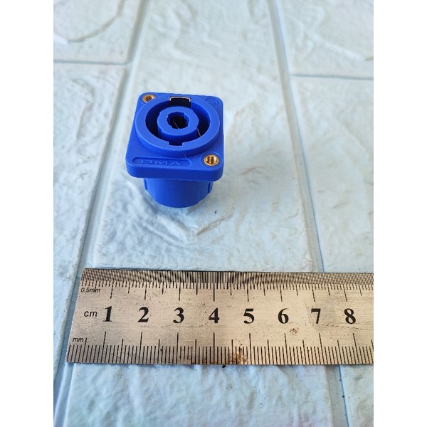 Jual Soket Spikon BMA SPE-002 Socket Speakon BMA 4pin Biru Original BMA ...