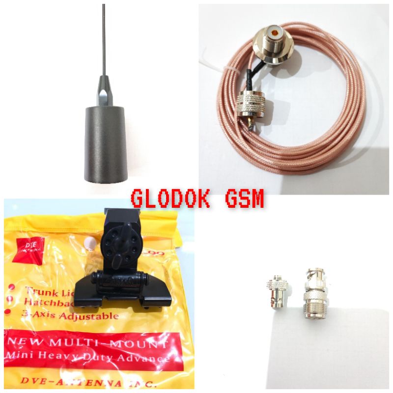 Jual ANTENA LARSEN PO 150 VHF UNTUK HT DAN RADIO RIG PLUS BREKET EM 90 3AXIS DAN KONEKTOR HT ...