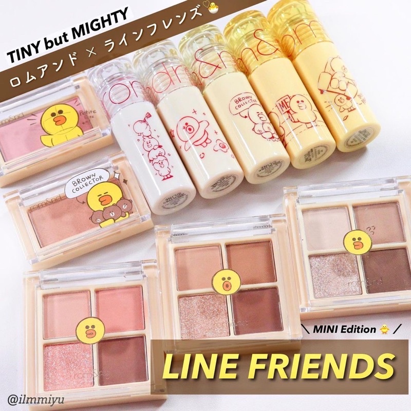 Jual Romand x Line Friends Tiny but Mighty Juicy Lasting Tint and ...