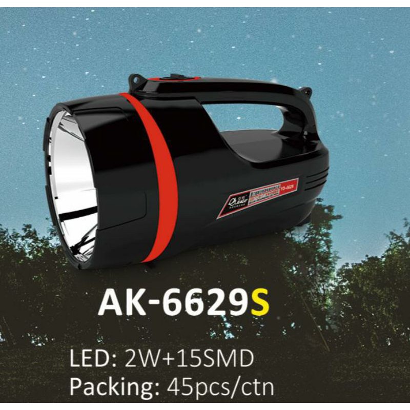 Jual Senter LED JUMBO AOKI AK 6629S | Shopee Indonesia