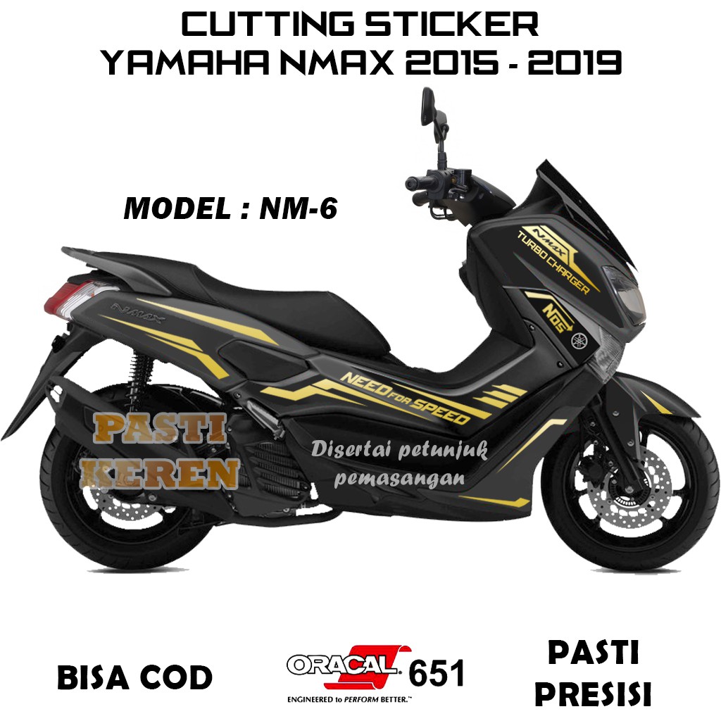 Jual Sticker Nmax Stiker Stripping Yamaha Nmax NM-6 Cutting Sticker ...