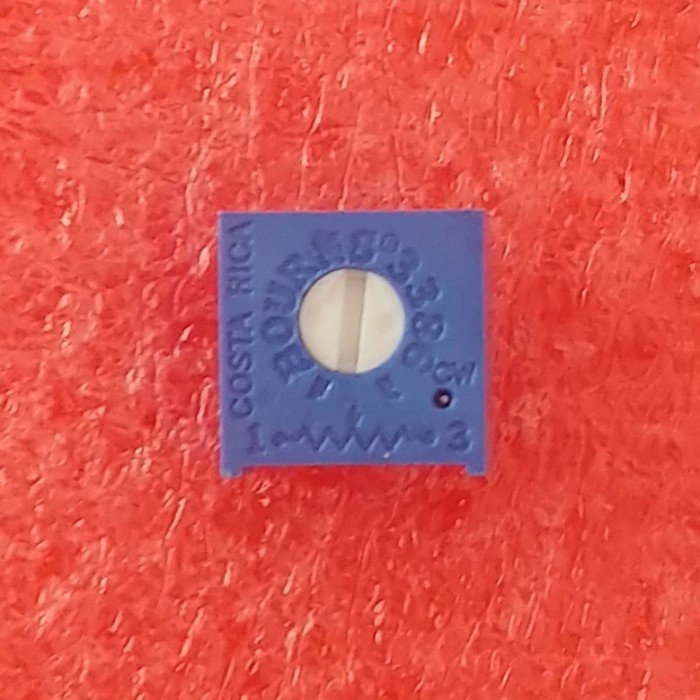 Jual Trimpot VR Variable Resistor Pin Bawah Duduk 3386 2K | Shopee ...