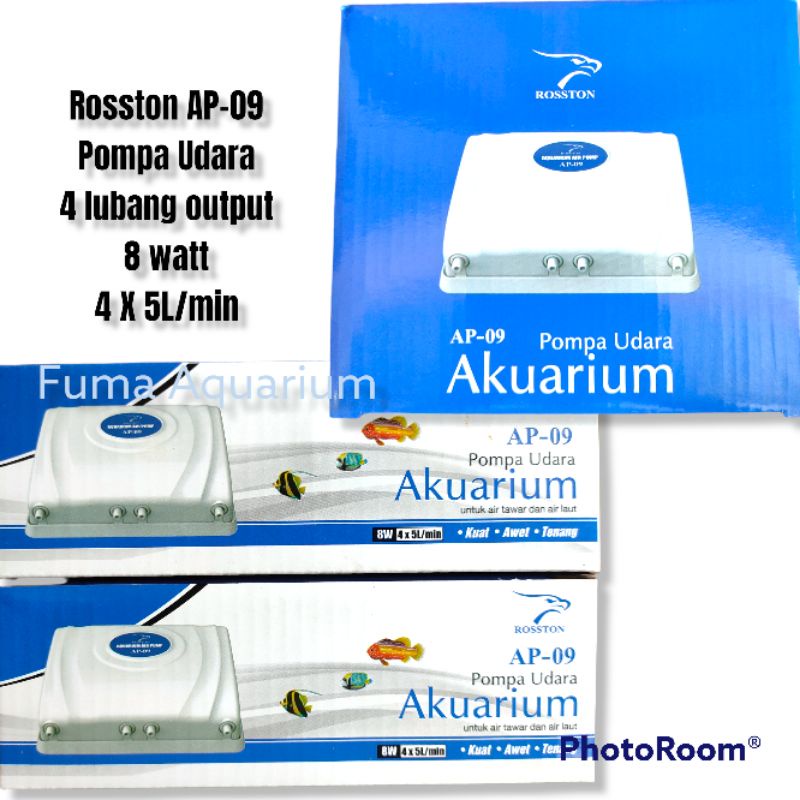 Jual MARVIN ROSSTON AP 09 POMPA AERATOR 4 Lubang AIRPUMP GELEMBUNG UDARA AKUARIUM 4 LUBANG ...