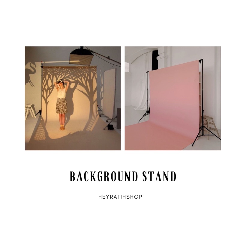 Jual BACKGROUND STAND BACKDROP STAND STUDIO FOTO | Shopee Indonesia