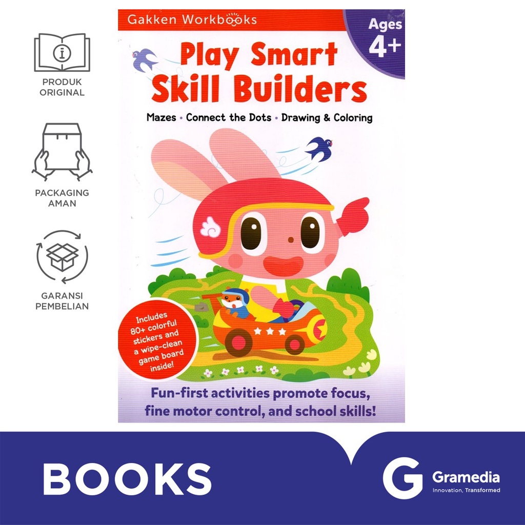Jual Gakken: Play Smart Skill Builders 4+ (Sc) | Shopee Indonesia