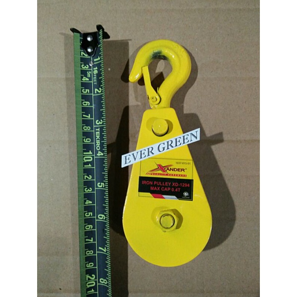 Jual Katrol 7" in (18 cm) XANDER - Kapasitas 400 kg - Hook/Kaitan ...