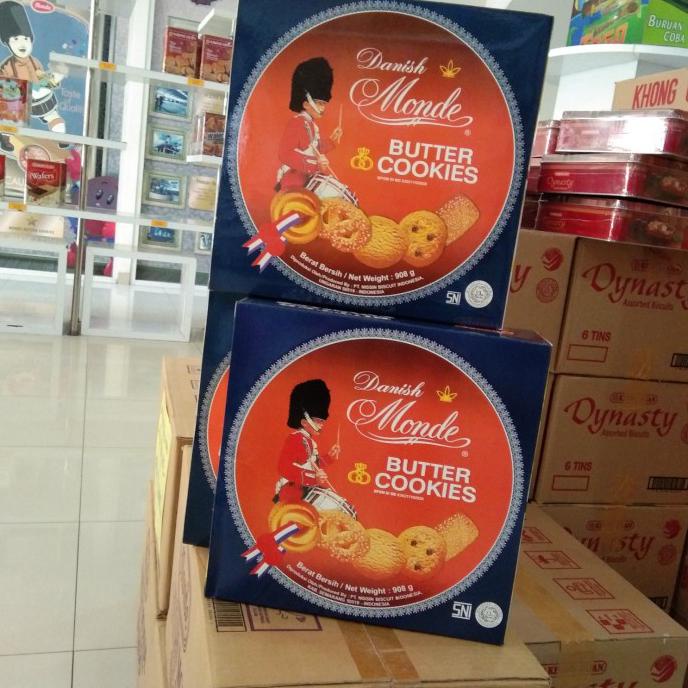 Jual BISKUIT MONDE BLUE SHELL 908GR | Shopee Indonesia