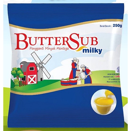 Jual Buttersub Milky BOS Sachet 250gr - Butter Oil Substitute 250 Gr ...