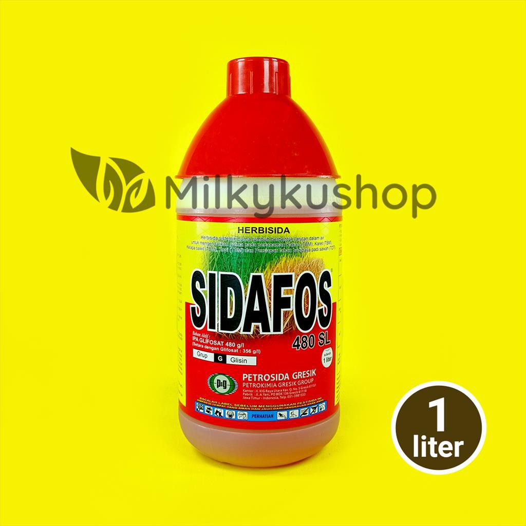 Jual SIDAFOS 480 SL ISI 1 LITER HERBISIDA | Shopee Indonesia