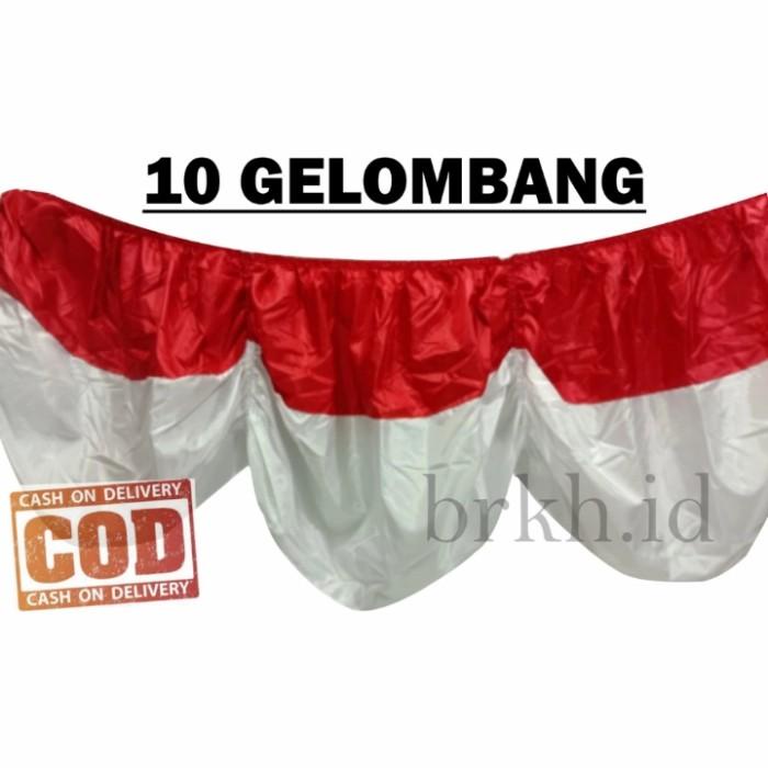 Jual Bendera Merah Putih Umbul Umbul Hias Bekron Background Karet Remple | Shopee Indonesia