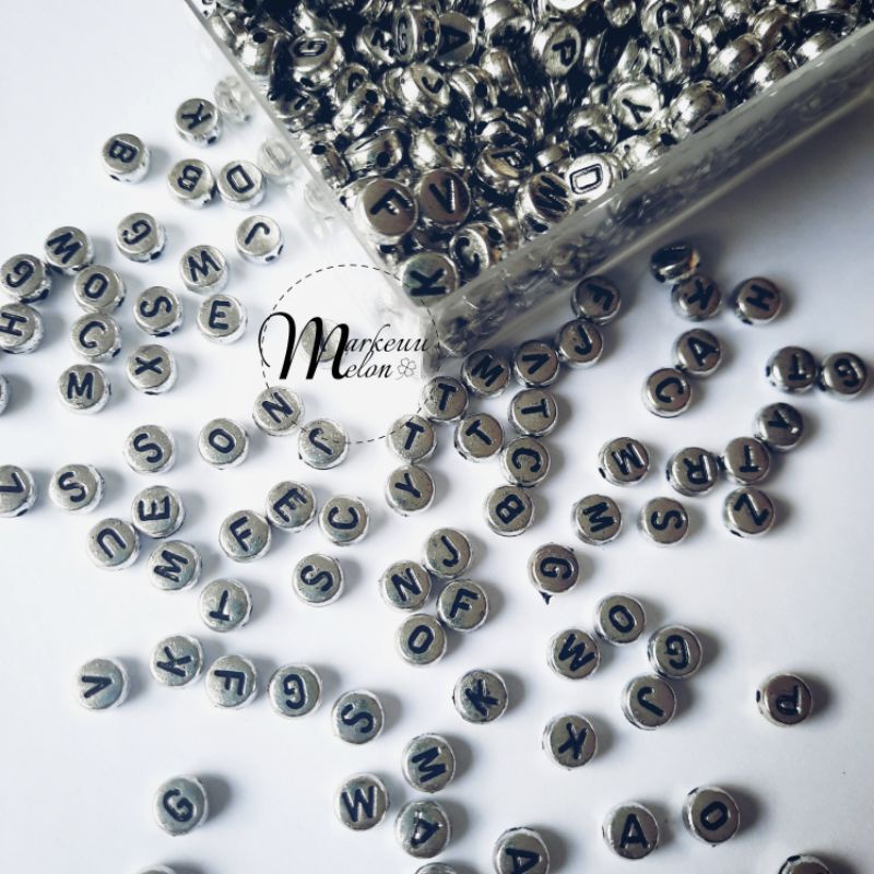 Jual Manik Huruf Satuan Silver | Shopee Indonesia