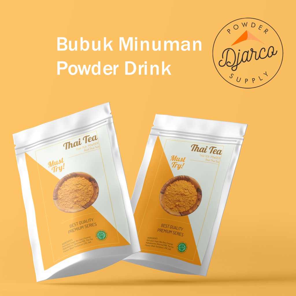 Jual 1000 GRAM/1 KG PREMIUM THAI TEA POWDER DRINK - SERBUK BUBUK ...