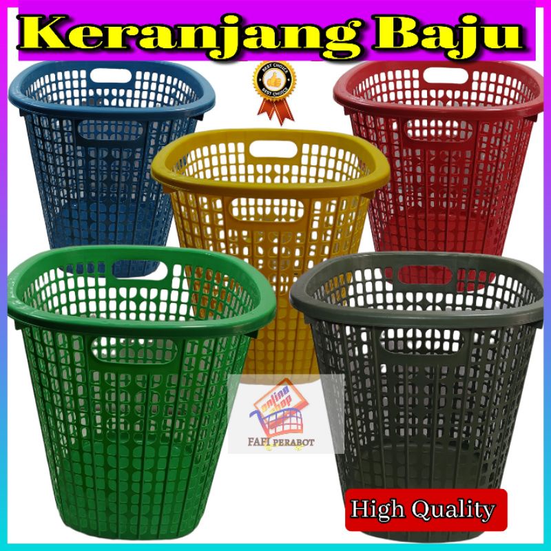 Jual keranjang baju/laundry besar tinggi tebal | Shopee Indonesia