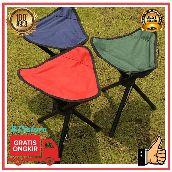 Jual KURSI LIPAT OUTDOOR PORTABLE MANCING MINI Folding Legged Beach ...