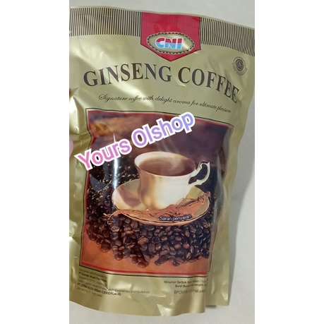 Jual CNI Ginseng Coffee isi 20 sachet Kopi | Shopee Indonesia