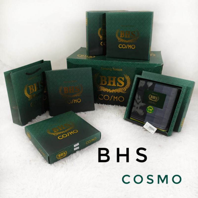 Jual Sarung BHS Cosmo Gold CHP PPH Hitam Polos Ecer Grosir | Shopee ...