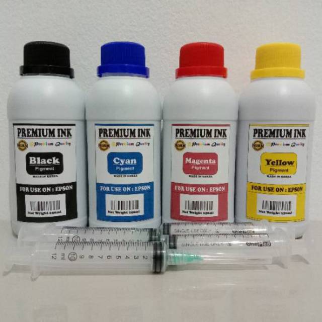 Jual TINTA ISI ULANG / REFILL PIGMENT PRINTER EPSON PREMIUM INK ( ISI ...