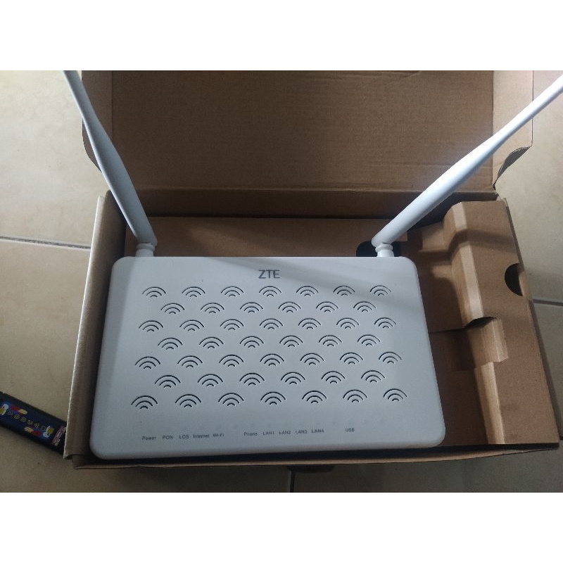 Jual ONT ZTE F460 V6 EPON external antena | Shopee Indonesia