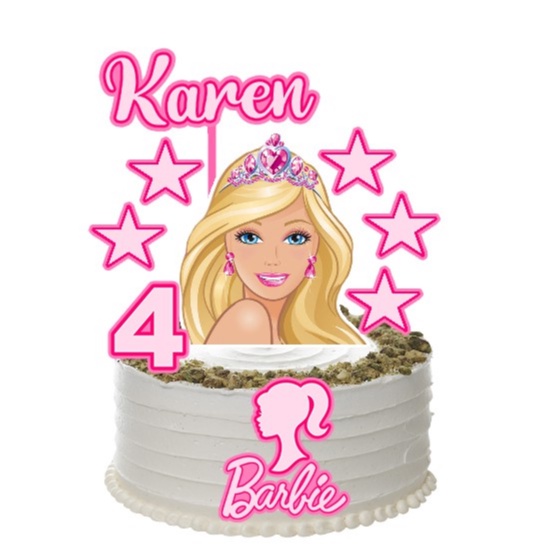 Jual Barbie Head Topper Cake Birthday / Hiasan Kue Ulang Tahun | Shopee ...