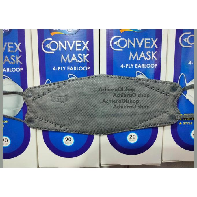 Jual Masker SENSI Mask Convex 4 Ply Earloop isi 20 pcs bukan Duckbill ...