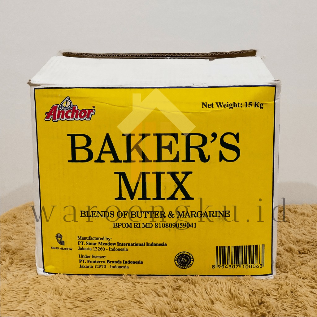 Jual ANCHOR Baker's Bakers Mix Butter - Margarine 500gr REPACK ...
