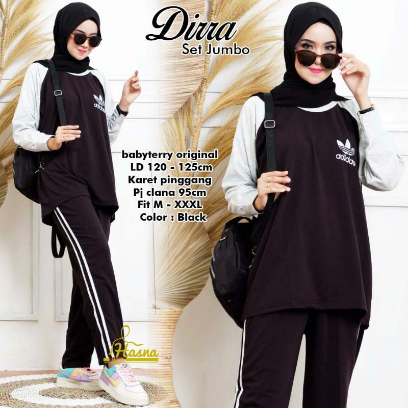 Jual DIRRA SET JUMBO BY HASNA | Shopee Indonesia