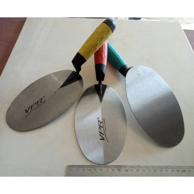 Jual Sendok semen oval sendok bata bulat bagus gagang fiber adukan ...