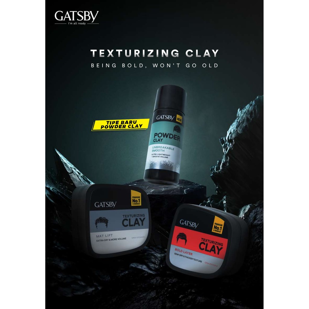 Jual Gatsby Clay Powder | Shopee Indonesia